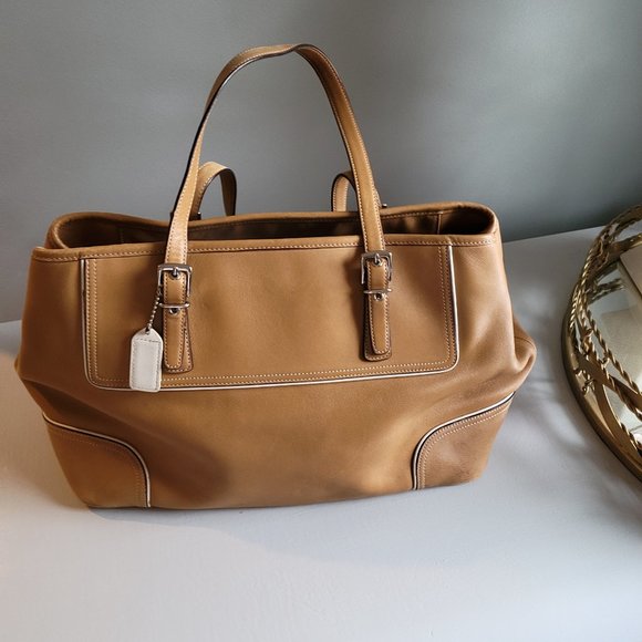 Coach | Bags | Vinatge Coach Tan Leather Bag | Poshmark